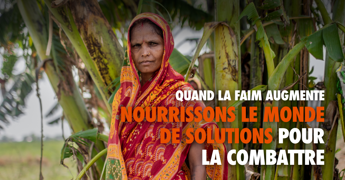 Quand la faim augmente, nourrissons le monde de solutions